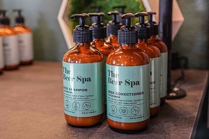 Craft Beer Cosmetic Product Line | The Beer Spa | Lightning Labels